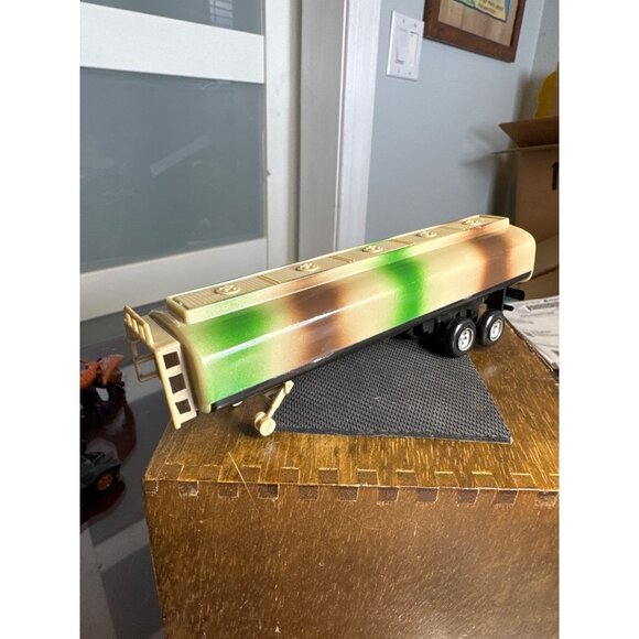 Toys | Vintage Plastic Toy Tanker Truck Trailer 7 Greenbrown Camouflage ...